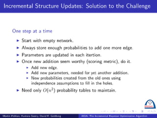 iBOA: The Incremental Bayesian Optimization Algorithm | PPT
