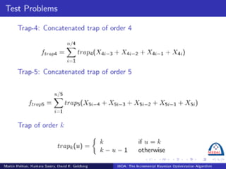 iBOA: The Incremental Bayesian Optimization Algorithm | PPT