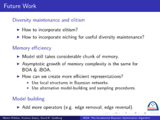 iBOA: The Incremental Bayesian Optimization Algorithm | PPT