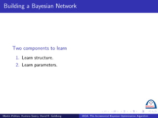 iBOA: The Incremental Bayesian Optimization Algorithm | PPT