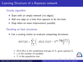 iBOA: The Incremental Bayesian Optimization Algorithm | PPT