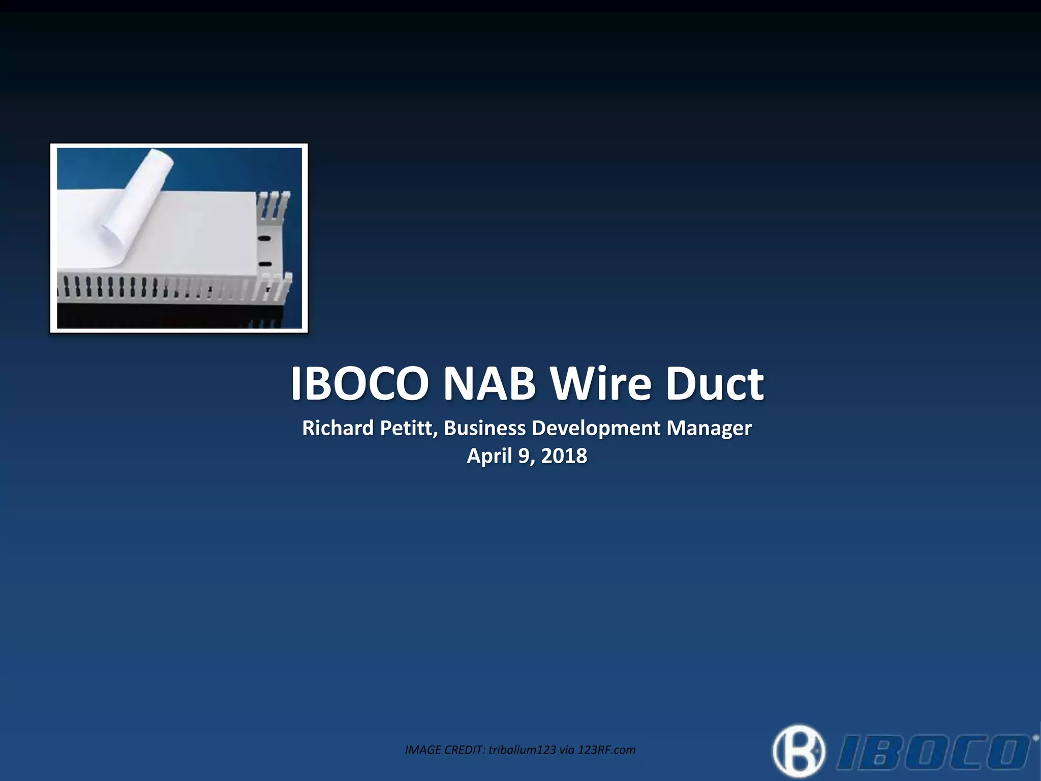 IBOCO North American Base Wire Duct by Hager Group | PPT
