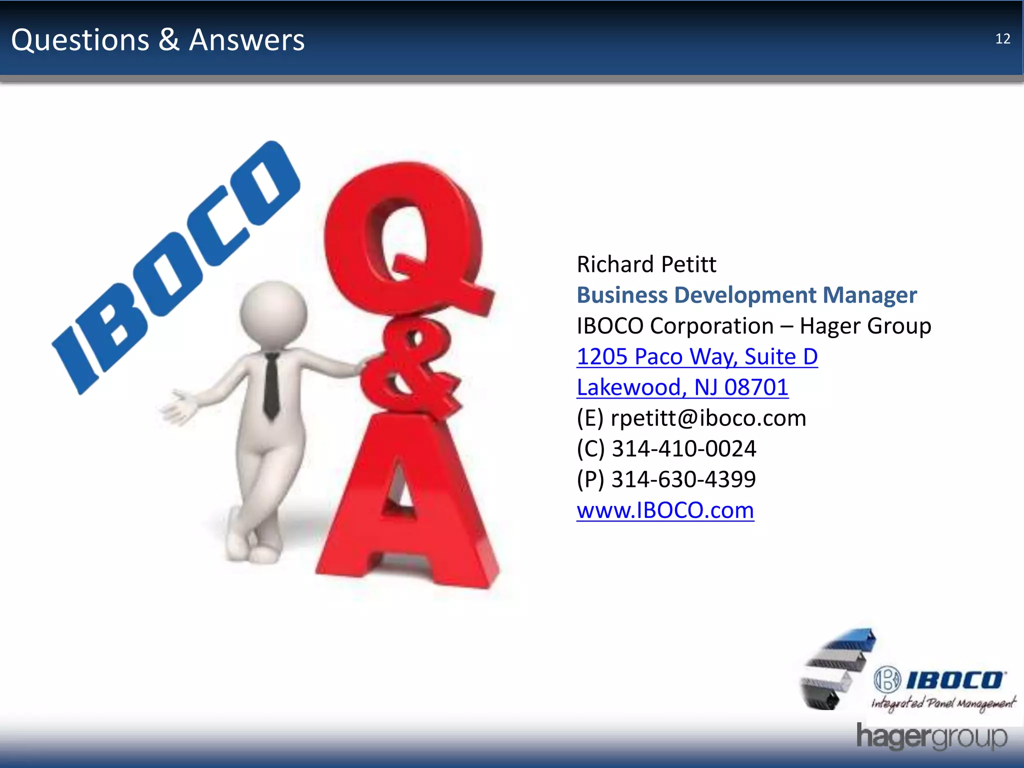 IBOCO North American Base Wire Duct by Hager Group | PPT