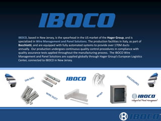 IBOCO North American Base Wire Duct by Hager Group | PPT