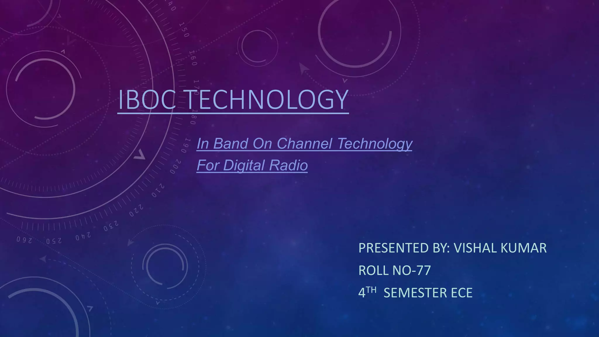 IBOC Technology for HD Radio | PPTX