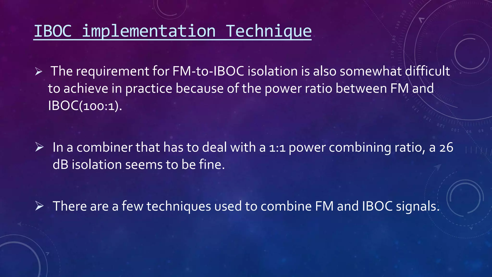 IBOC Technology for HD Radio | PPTX