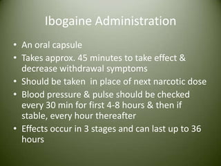 Ibogaine | PPTX