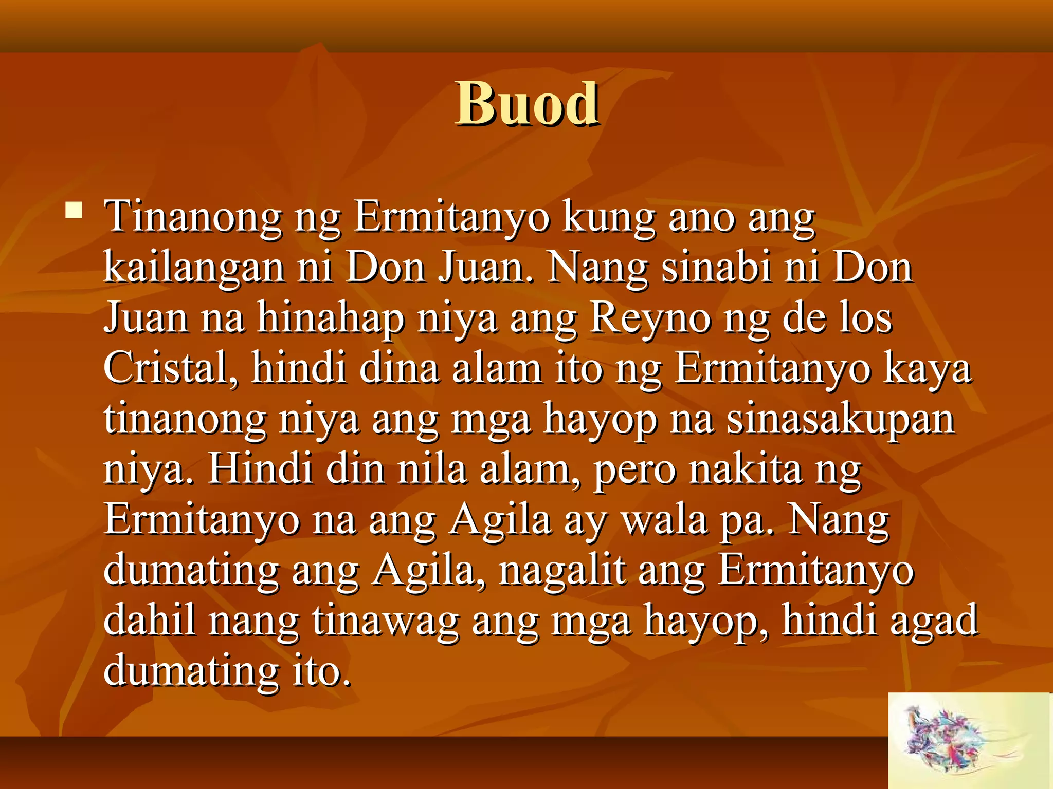 Alexis John B. Benedicto (Ibong adarna-reporting) | PPT