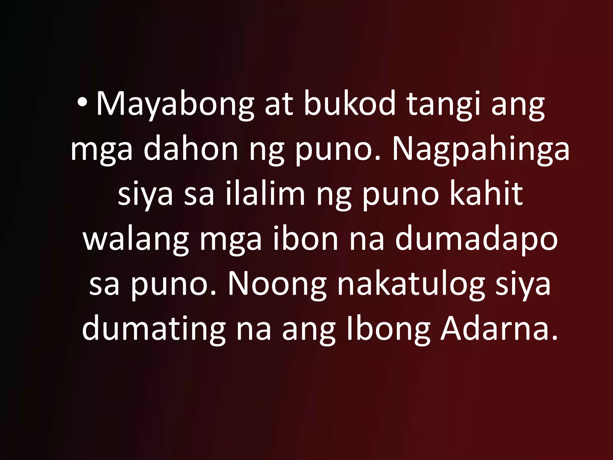Ibong Adarna (Kabanata 1-3) | PPTX