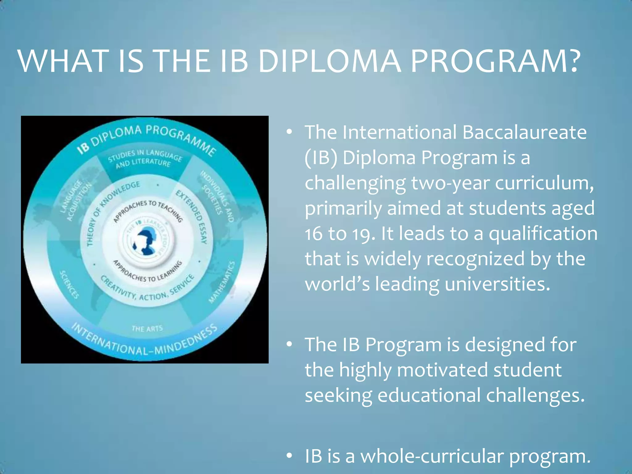 Ib open house 2013 updated | PPTX