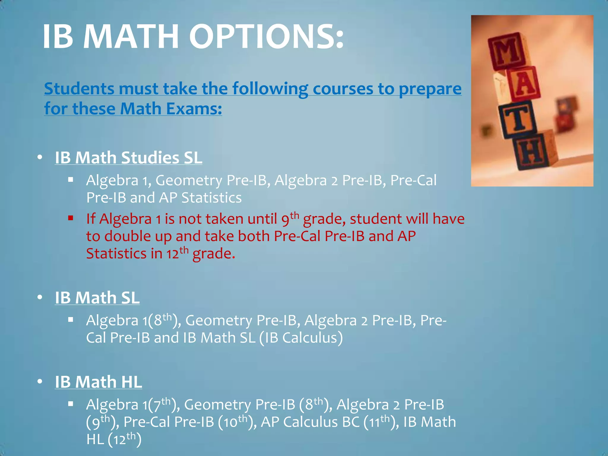 Ib open house 2013 updated | PPTX