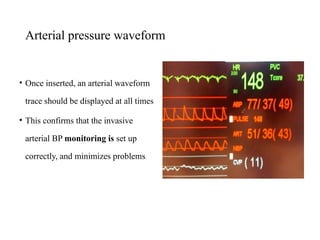 Invasive Blood pressure monitoring presentation | PPTX