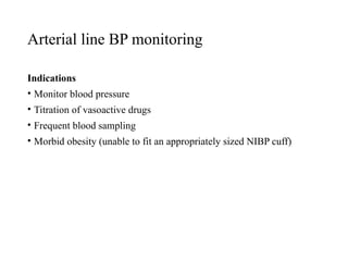 Invasive Blood pressure monitoring presentation | PPTX
