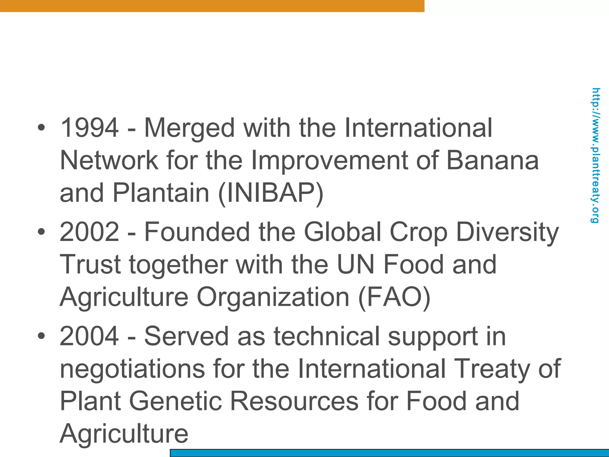 Ibpgr the international board for plant genetic resources | PPT