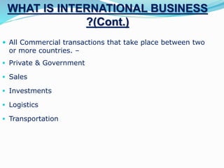 International Business | PPTX