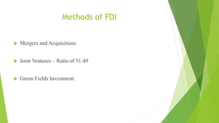 International business - FDI | PPTX