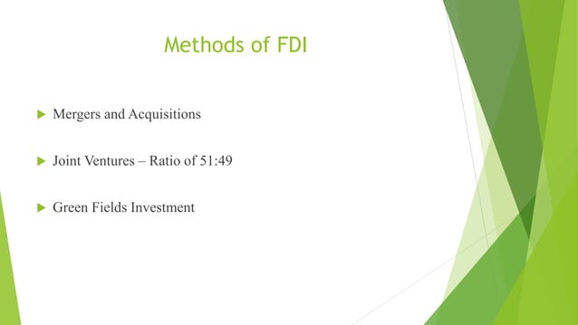 International business - FDI | PPTX