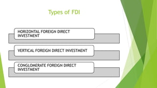 International business - FDI | PPTX