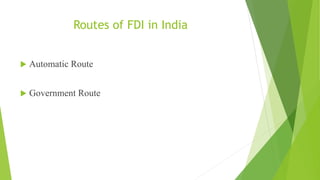 International business - FDI | PPTX