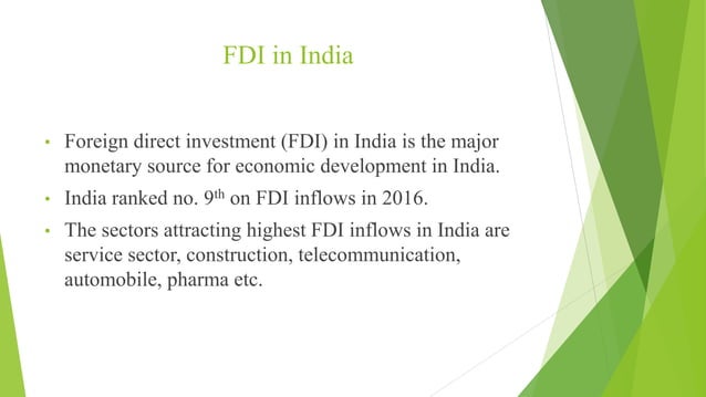 International business - FDI | PPTX