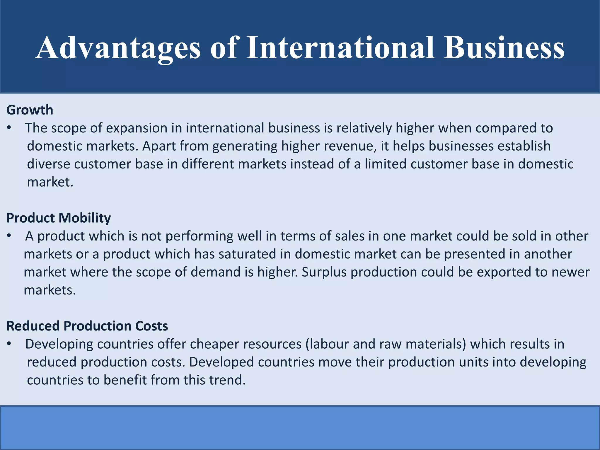 Introduction to International Business | PPTX