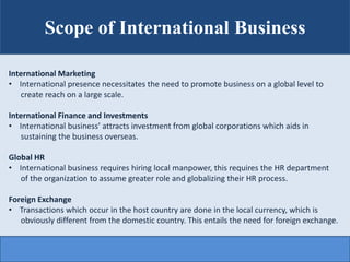 Introduction to International Business | PPTX