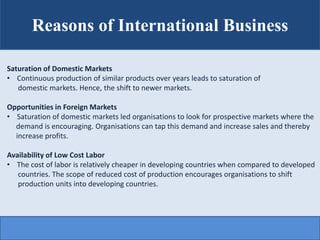 Introduction to International Business | PPTX