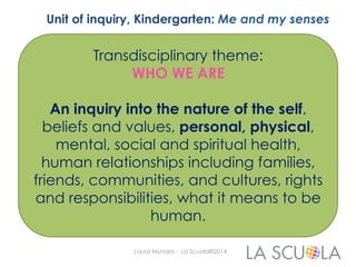 La Scuola's Learning Journey to IB-PYP | PDF