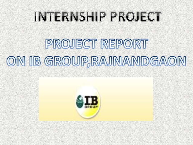 Ib project | PPT