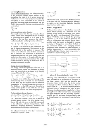 MULTISCALE MODELLING OF URBAN CLIMATE | PDF