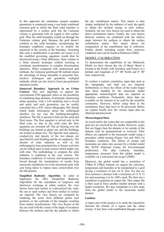 MULTISCALE MODELLING OF URBAN CLIMATE | PDF