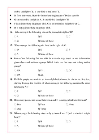 IBPS RRB Group 1 Officers Previous Year question Paper | PDF