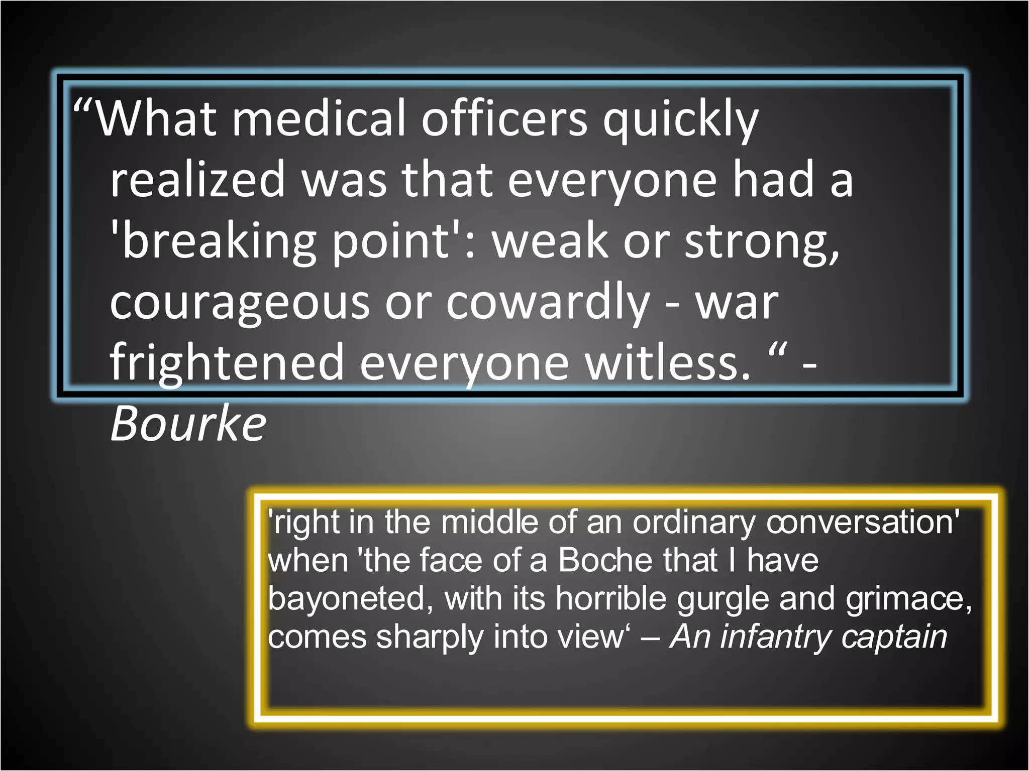 IB Psychology- 20th Century Events WWI ShellShock. | POT