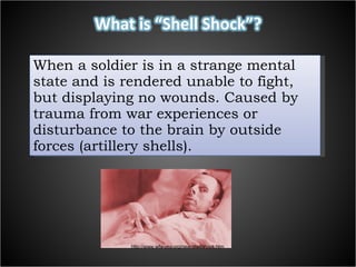 IB Psychology- 20th Century Events WWI ShellShock. | POT