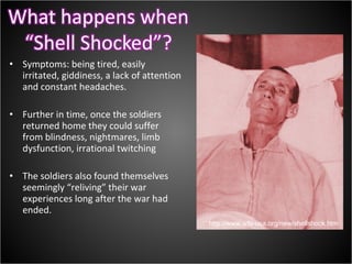 IB Psychology- 20th Century Events WWI ShellShock. | POT