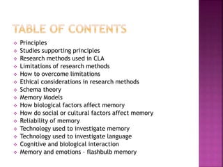 IB Psychology Paper 1 Cognitivel Level of Analysis | PPTX | Adoption ...