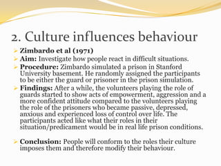 IB Psychology Paper 1 Sociocultural Level of Analysis | PPTX