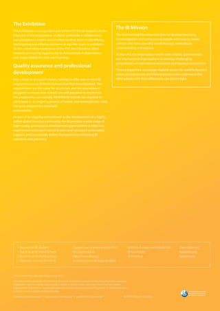 IB PYP brochure | PDF