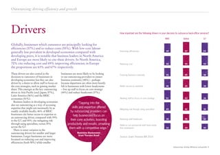 Outsourcing: driving efficiency and growth | PPT