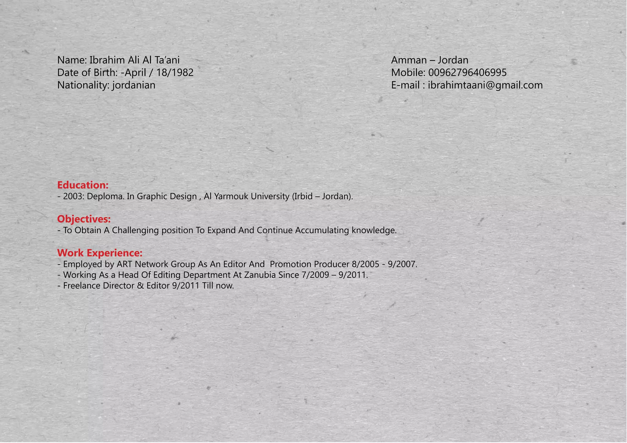 Ibrahim portfolio | PPT