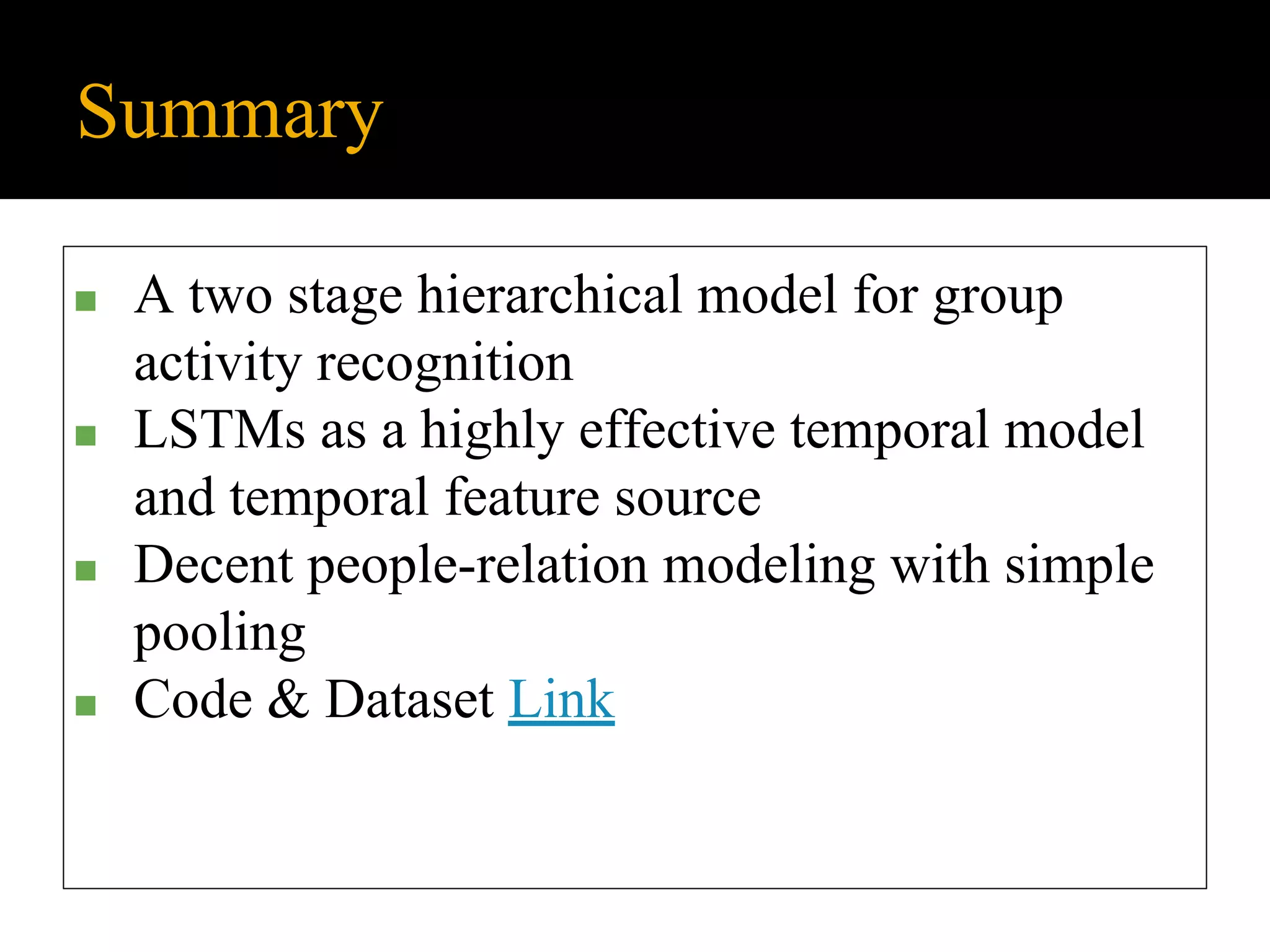 A Hierarchical Deep Temporal Model for Group Activity Recognition (CVPR16) | PDF