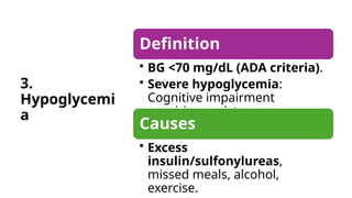 Acute complications of diabetes mellitus | PPTX