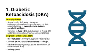 Acute complications of diabetes mellitus | PPTX