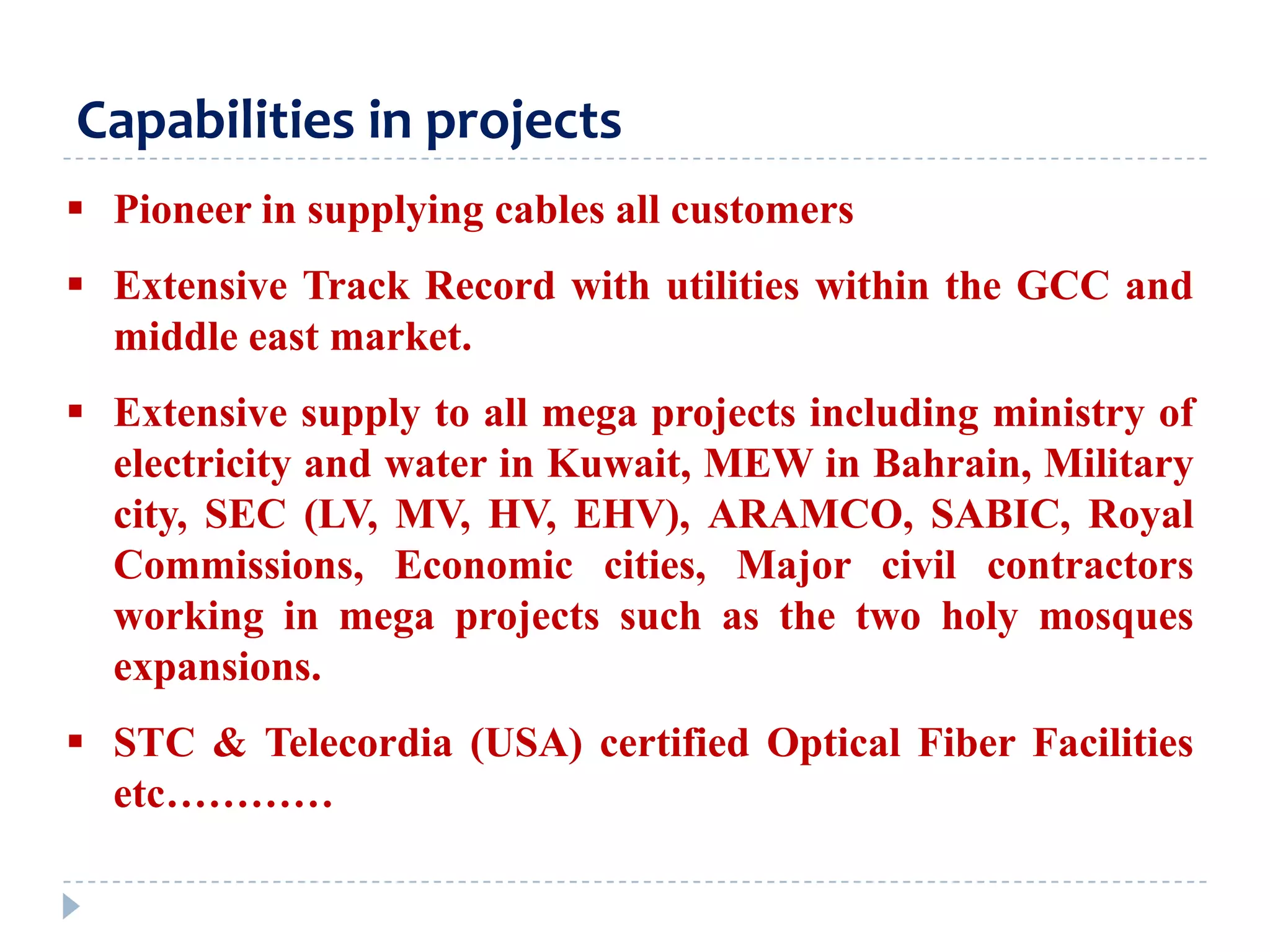 Ibrahim makki saudi cable company | PPTX