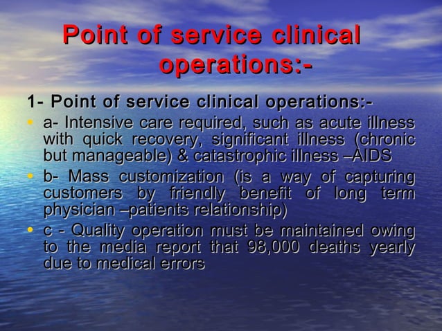 Strategic management for health care organization | PPT