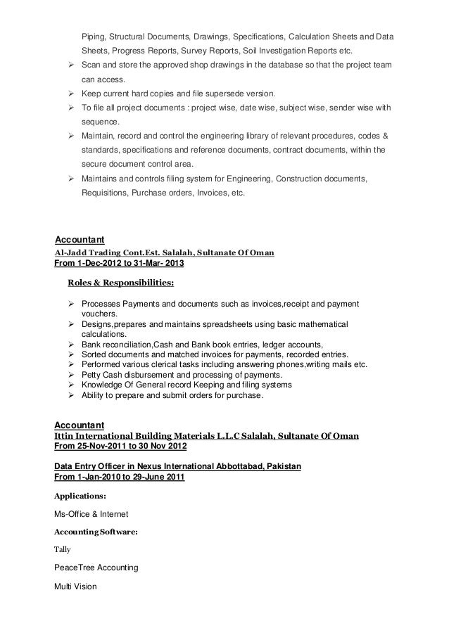 NEED JOB IN OMAN Ibrar nazar resume