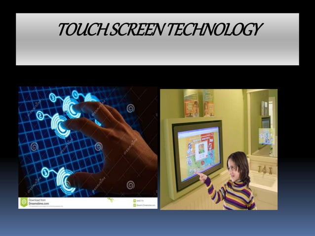 touch screen technology | PPT