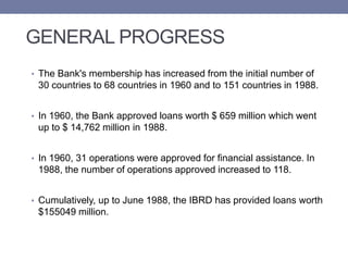 International Bank for Reconstruction and Development | PPT