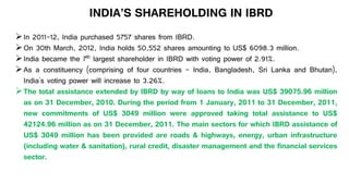 IBRD: International Bank for Reconstruction and Development | PPTX