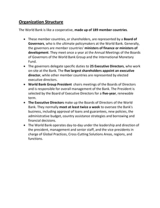 International Bank for Reconstruction and Development (IBRD) | PDF